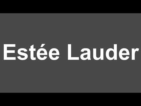 How to Pronounce Estée Lauder | Estée Lauder Pronunciation | How to Say Estée Lauder