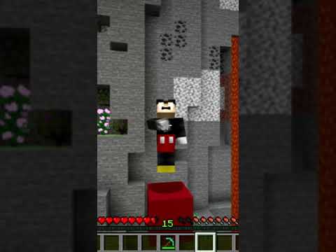 Minecraft Mickey Mouse Or Goofy?! #shorts #mickeymouse #disney #goofy