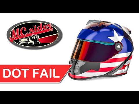 A DOT certification does not mean a safe motorcycle helmet? Find out why.