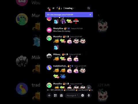 Blox Fruit Discord Trading Server For Blox Fruits #bloxfruits #trading #fyp #roblox #onepiece