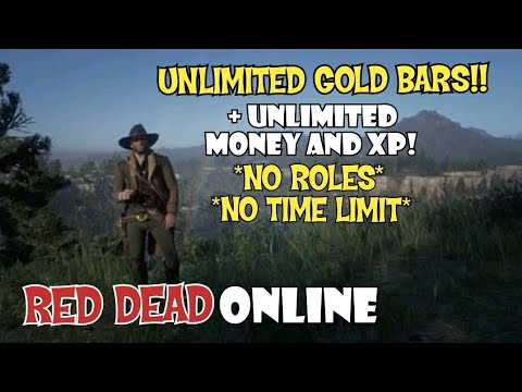 NO ROLES! UNLIMITED GOLD MONEY XP GLITCH - RDR2 ONLINE - RED DEAD ONLINE - RED DEAD REDEMPTION 2