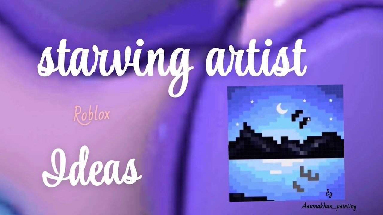 Pixel art ideas  ✨ starving artist #fullvideo #art #roblox #aamnakhan_paintings