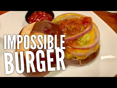 Trying the Impossible Vegan Burger