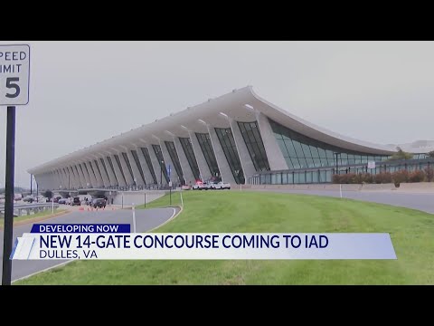 New concourse coming to Washington Dulles Airport
