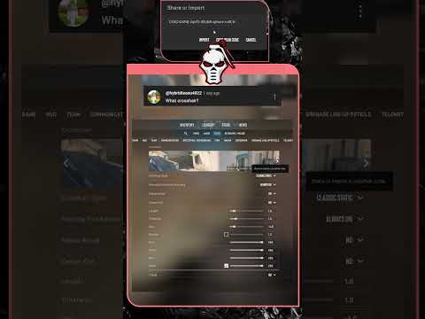 My Crosshair Settings CODE on CS2 #cs2 #cs2gameplay #cs2settings #counterstrike #counterstrike2