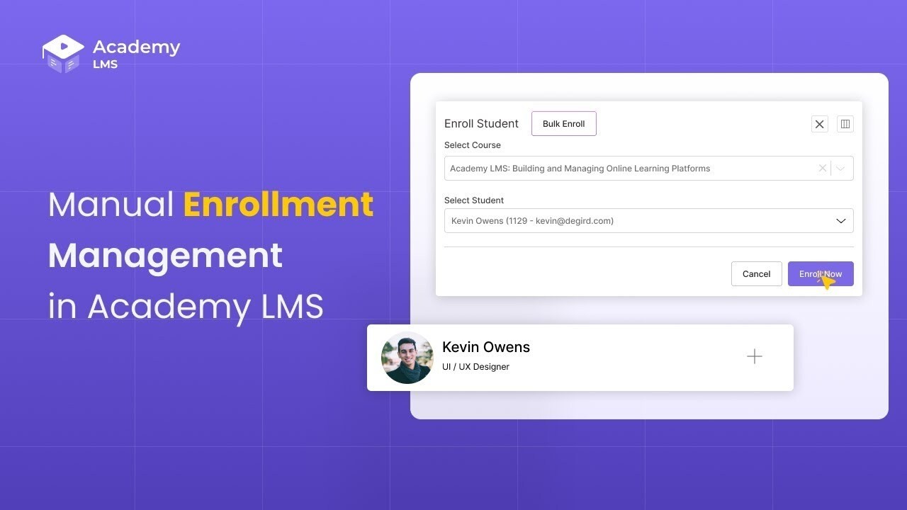 How to Manually Enroll Students in Academy LMS | Step-by-Step Guide