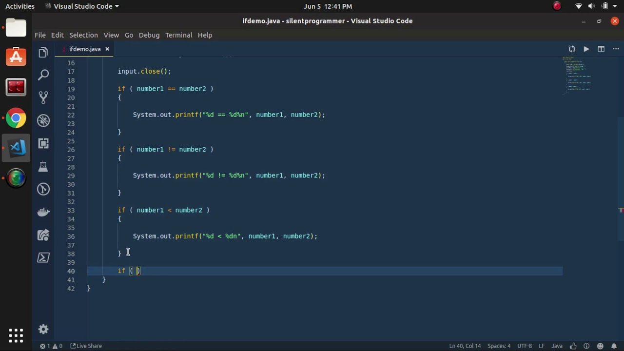 Java 9: Equality & Comparison Operators