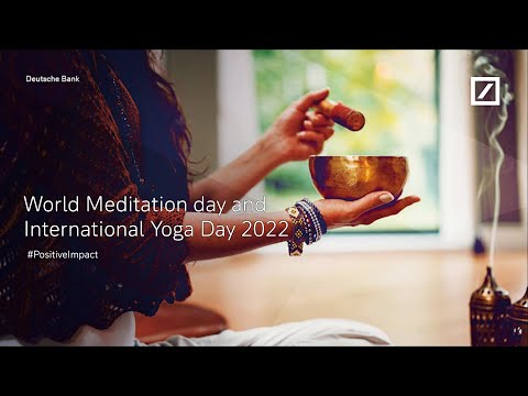 World Meditation Day and International Yoga Day at Deutsche Bank