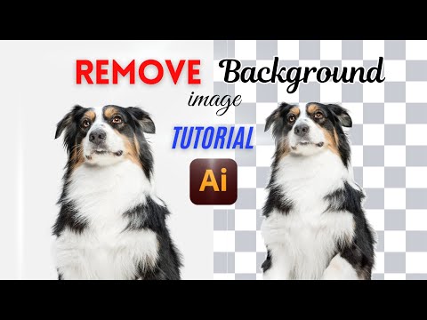 How to Remove Background Using Adobe Illustrator 📍📌🎨