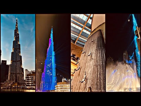 Dubai Fountain Show 2023 | Burj Khalifa Light Show 2023 #dubai #dubaifountainshow #dubaifountain