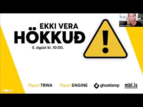 Ekki vera hökkuð - vefnámskeið