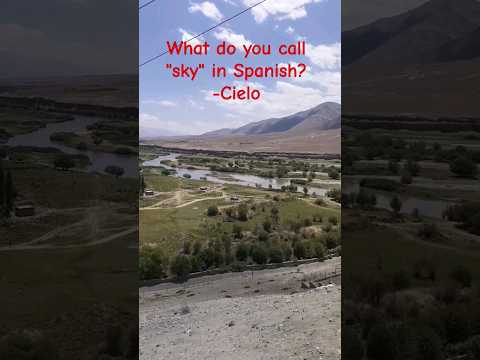 Basic Spanish vocabulary#learn through nature #español #Leh #Ladakh#স্প্যানিশ