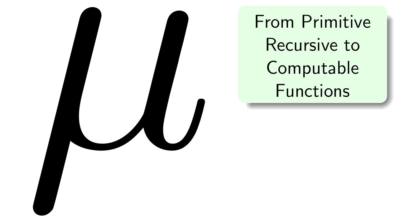 From Primitive Recursive to Computable Functions