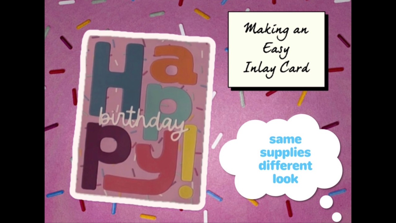 Easy Inlay Birthday Card using new Concord & 9th Products | No talking
