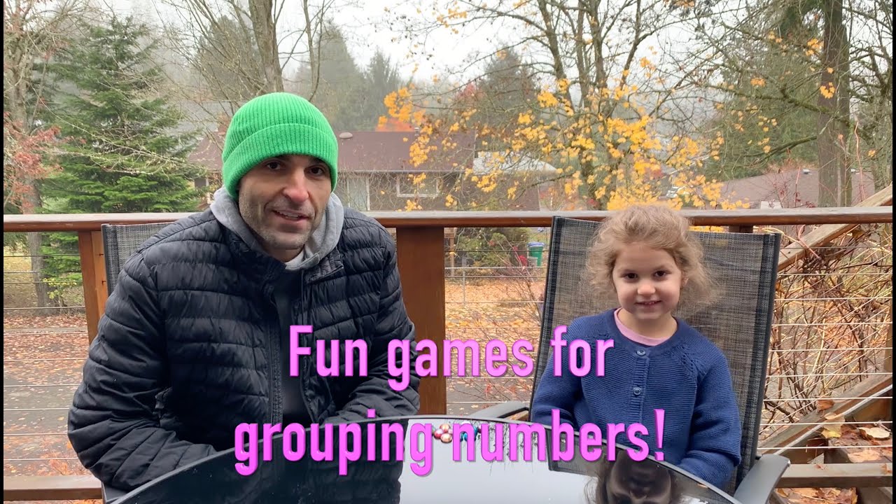 Fun math games for grouping numbers! (preschool level)