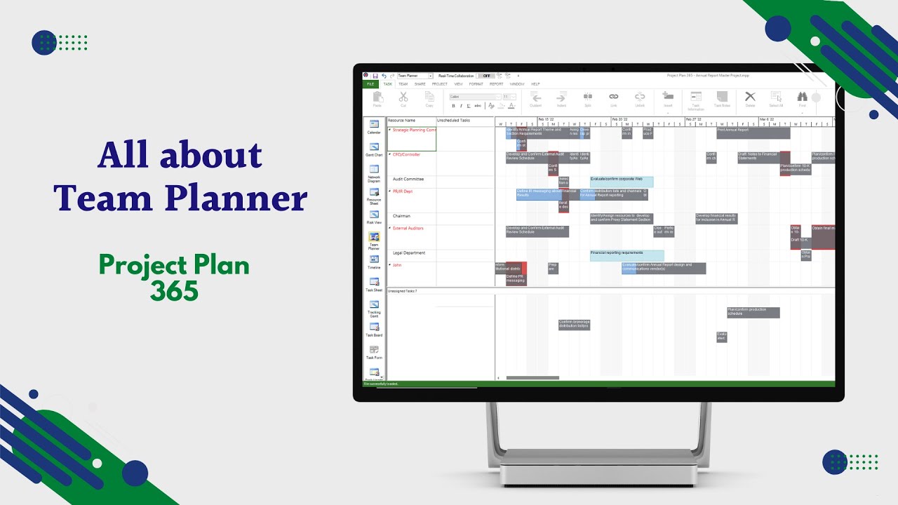 All About Team Planner View in Project Plan 365
