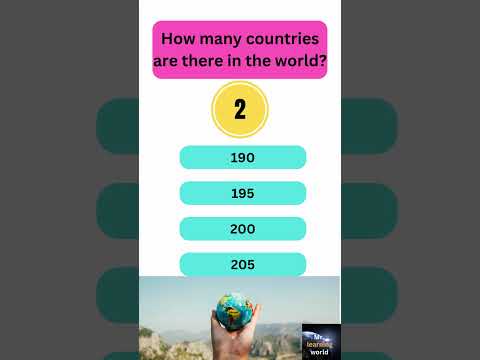 How many countries are there in the world | #shorts #world #country