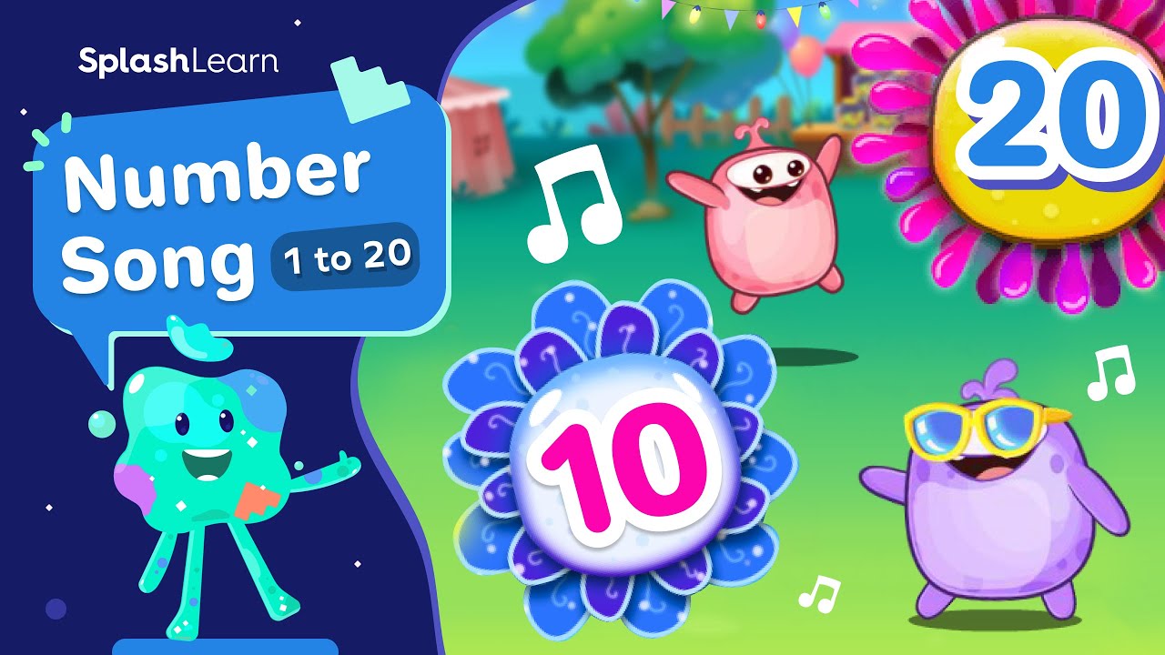 Fun Numbers Song for Kids - Learn to Count from 1 to 20 | SplashLearn Nursery Rhymes