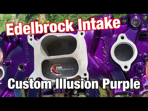 How to Powder Coat Illusion Purple Powder Coat