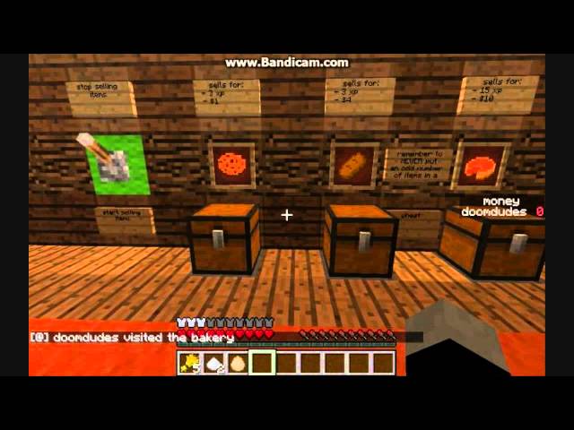 Bakers mini-game Minecraft Map