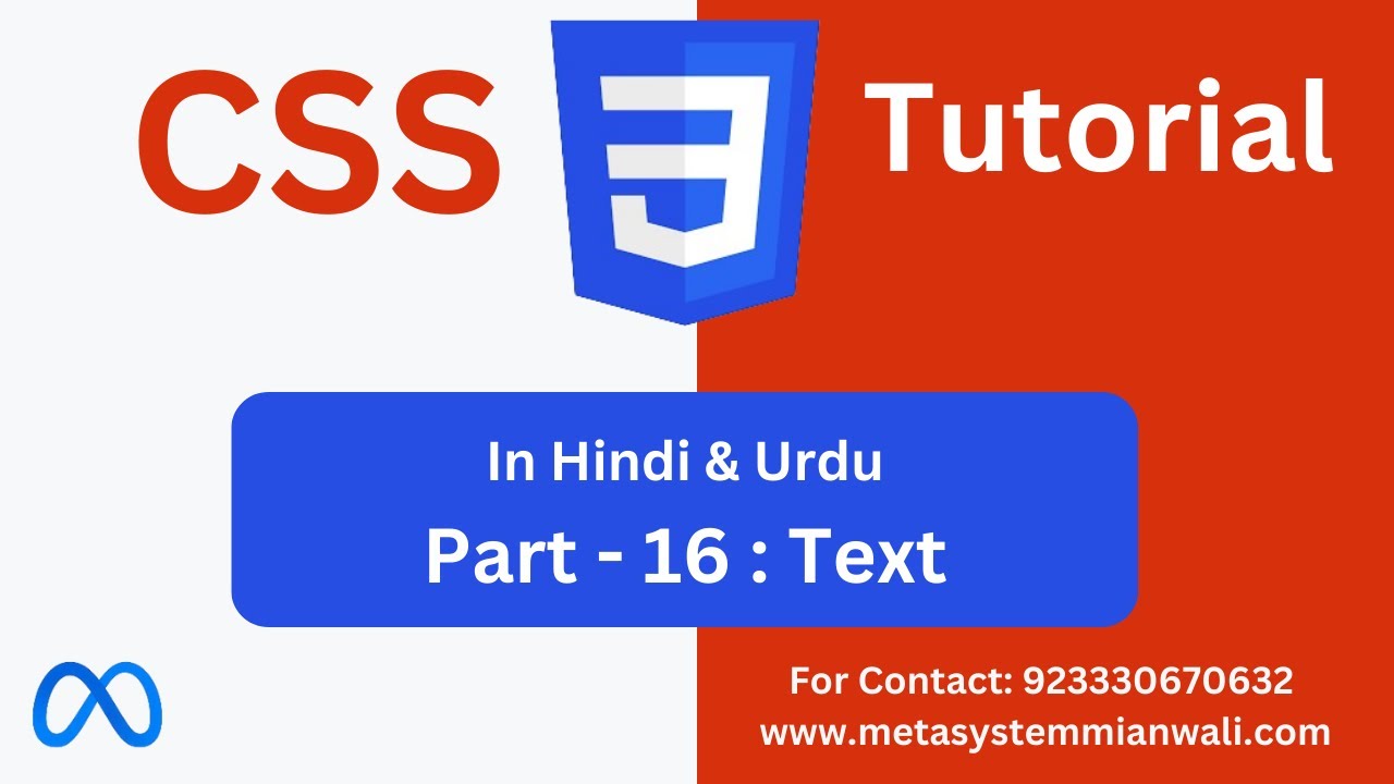CSS text Property tutorial | CSS Text Formatting Properties  | HTML & CSS