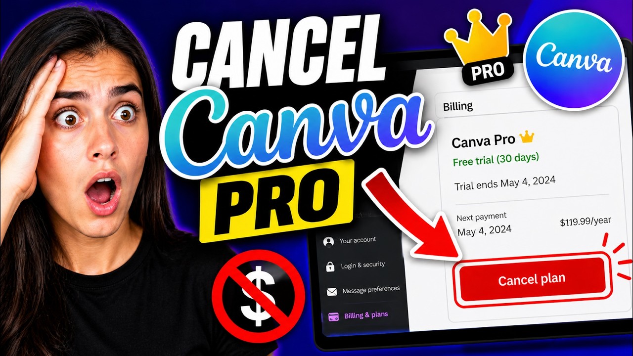 How to Cancel Canva Pro Subscription (2026)