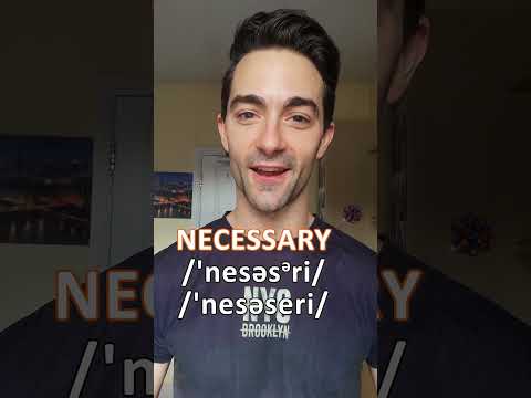 How To PRONOUNCE WORDS IN ARY In English | NECESSARY | British English Pronunciation