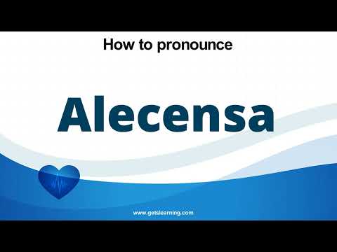 How to pronounce Alecensa in English Correctly