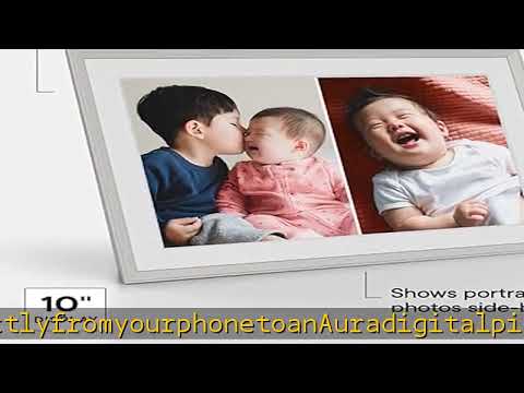 Bingkai Foto Digital WiFi Aura Carver 10,1" | Bingkai Digital Terbaik untuk Hadiah | Kirim Foto dari