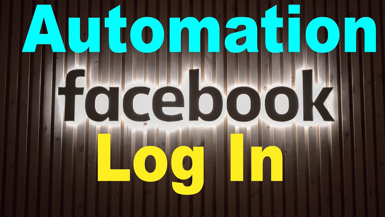 Facebook Login Automation Using Simple Python And Selenium Script