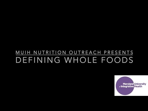 Defining Whole Foods