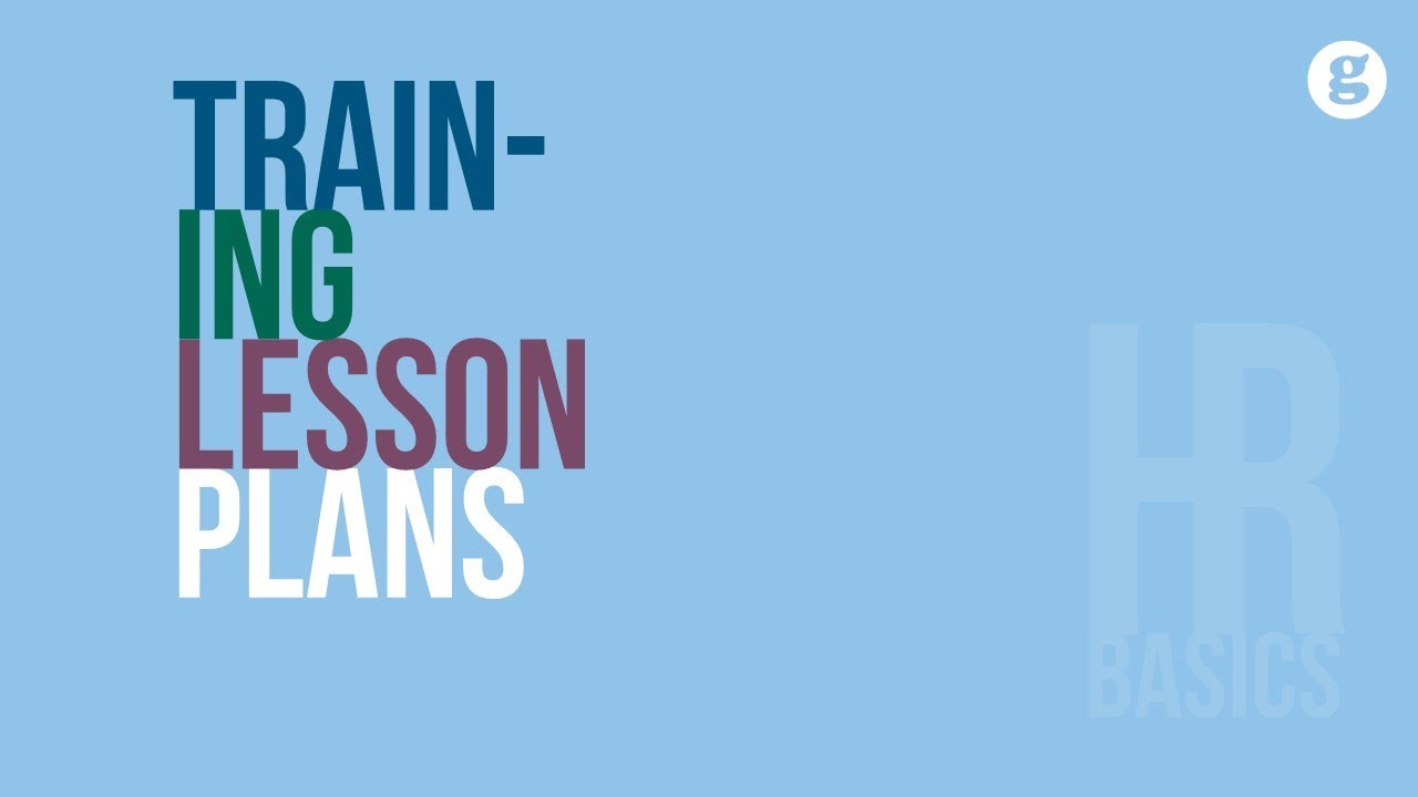 HR Basics: Training Lesson Plans