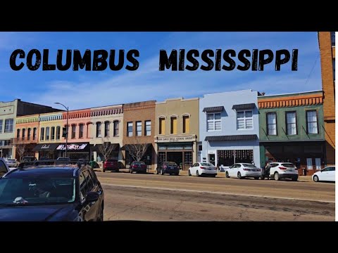 Downtown in Columbus Mississippi 🚨 Sightseeing