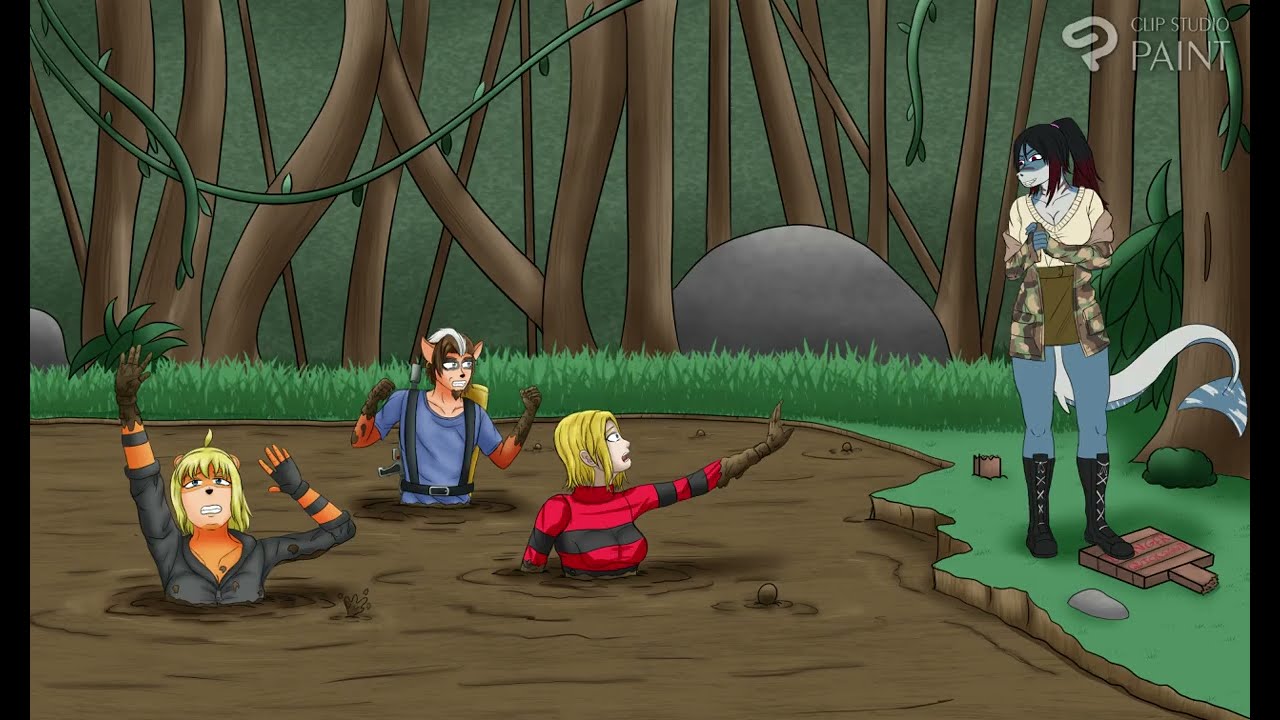 Caught in the Jungle Quicksand (Timelapse Art)