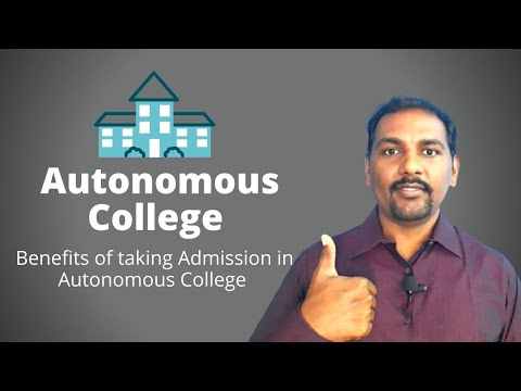 Benefits of taking Admission in Autonomous College | Autonomous College | Dr. Sandeep Rathod |