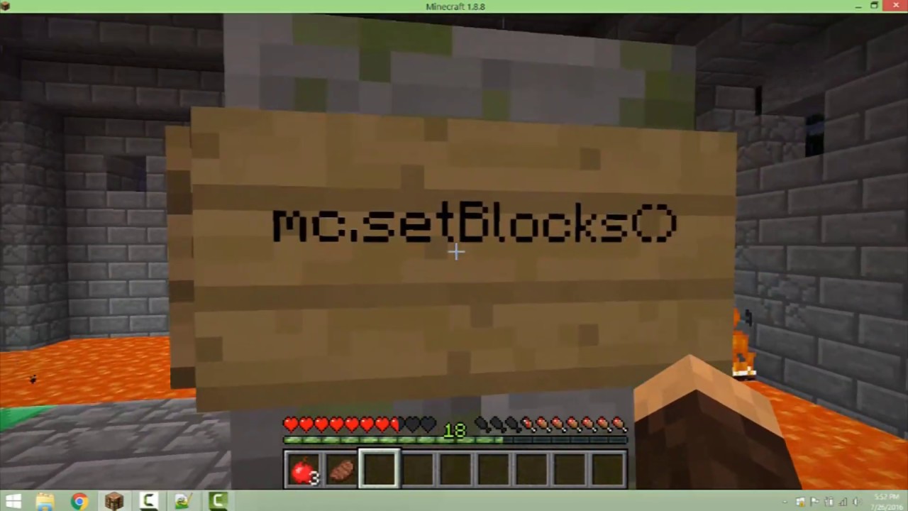 Minecraft Python Temple Lesson #2