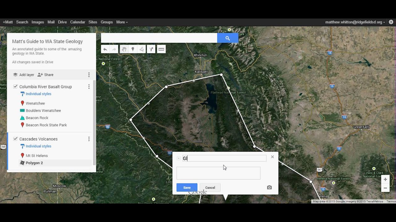 Google Maps:  Adding a polygon