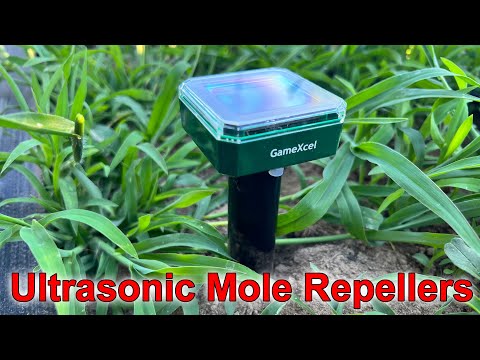 Solar Mole Repeller Gopher Repellent Ultrasonic Solar Powered Pest Repeller REVIEW DEMONSTRATION