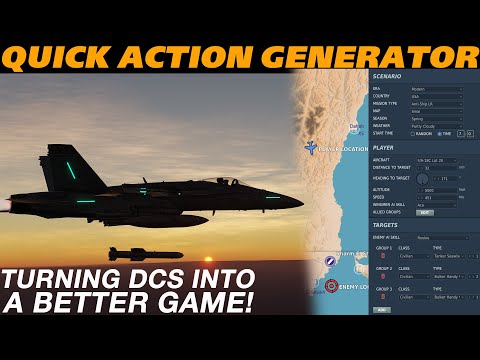 The NEW Quick Action Generator | An AWESOME Tool for DCS World Beginners!
