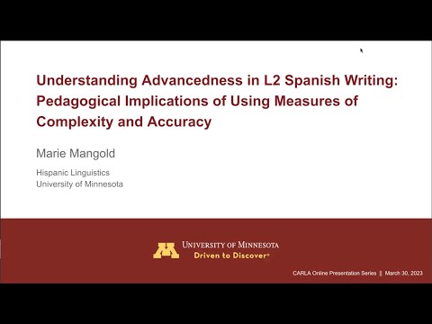 Understanding Advancedness in L2 Spanish Writing: Using Measures of Complexity and Accuracy