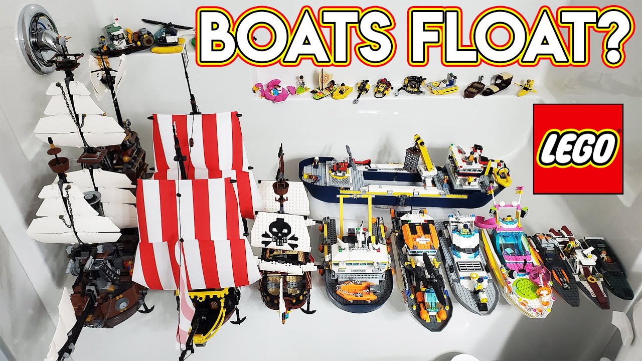 DO THESE LEGO BOATS FLOAT? 25 TESTED!