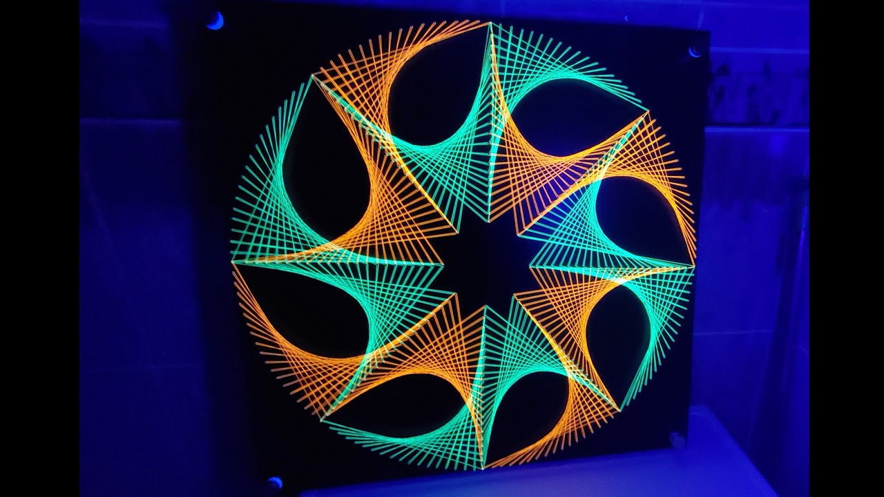 DIY String Art Handmade Coffee Table