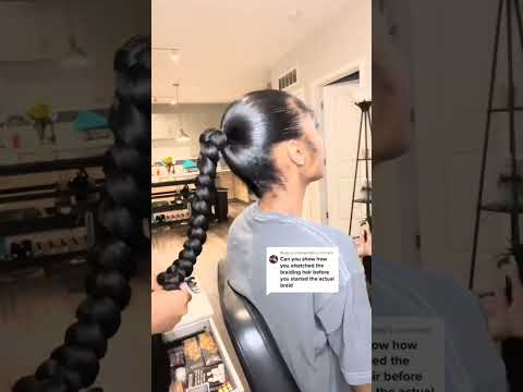 EASY! Attaching Braiding Hair for a Long Ponytail [Tutorial]