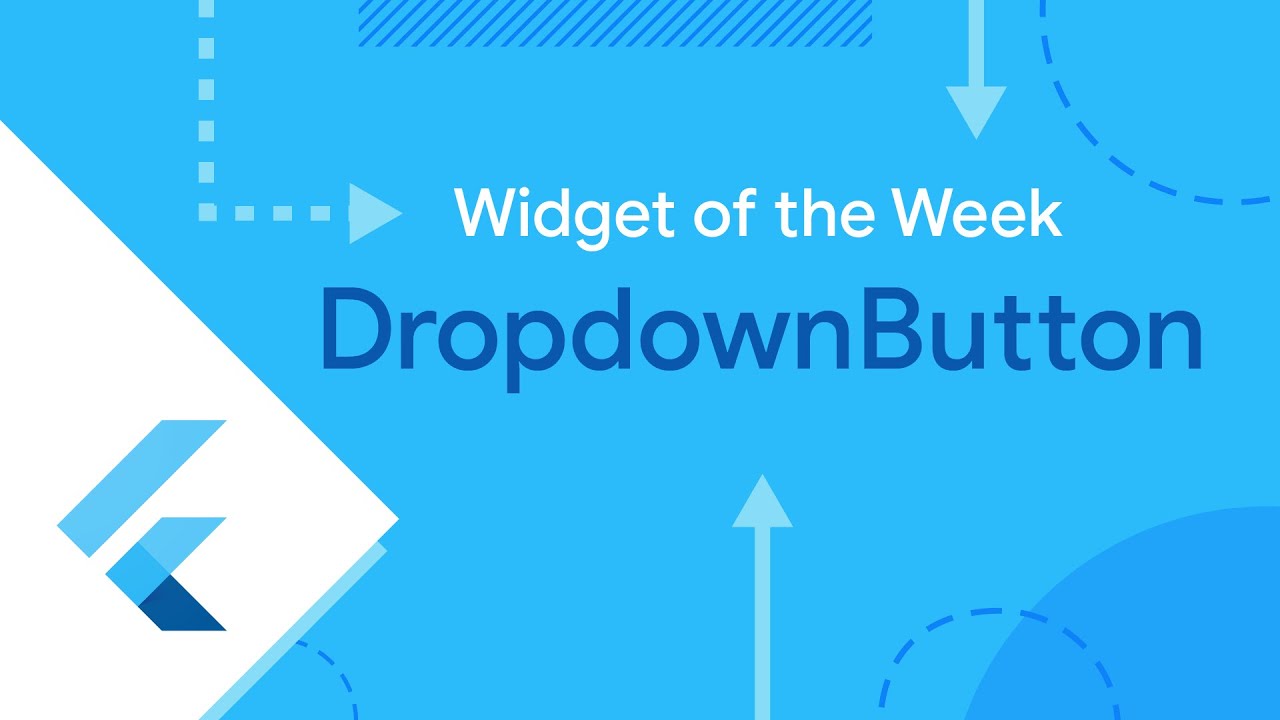 DropdownButton (Widget of the Week)