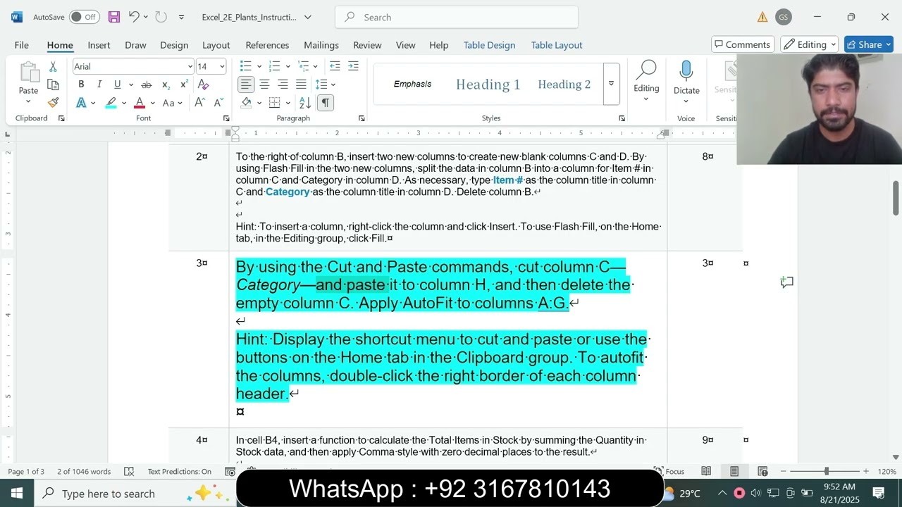 Excel_2E_Plants | Excel 2E Classwork - Plants | GO22_XL_CH02_GRADER_2E_HW - Plants 1.4 | Excel 2E