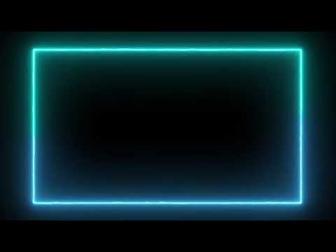 Neon light frame png Neon frame transparent background black screen |NCM|