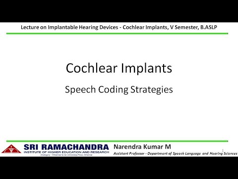 Speech Coding Strategies - Introduction
