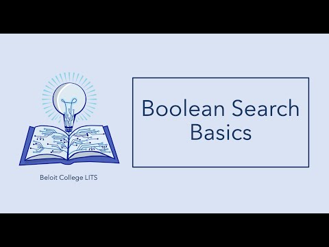 Boolean Search Basics