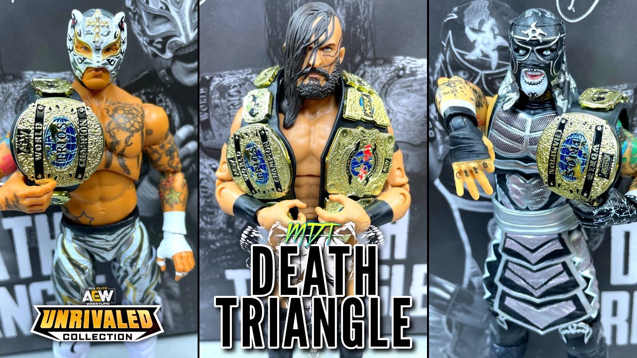 AEW UNRIVALED DEATH TRIANGLE 3-PACK REVIEW