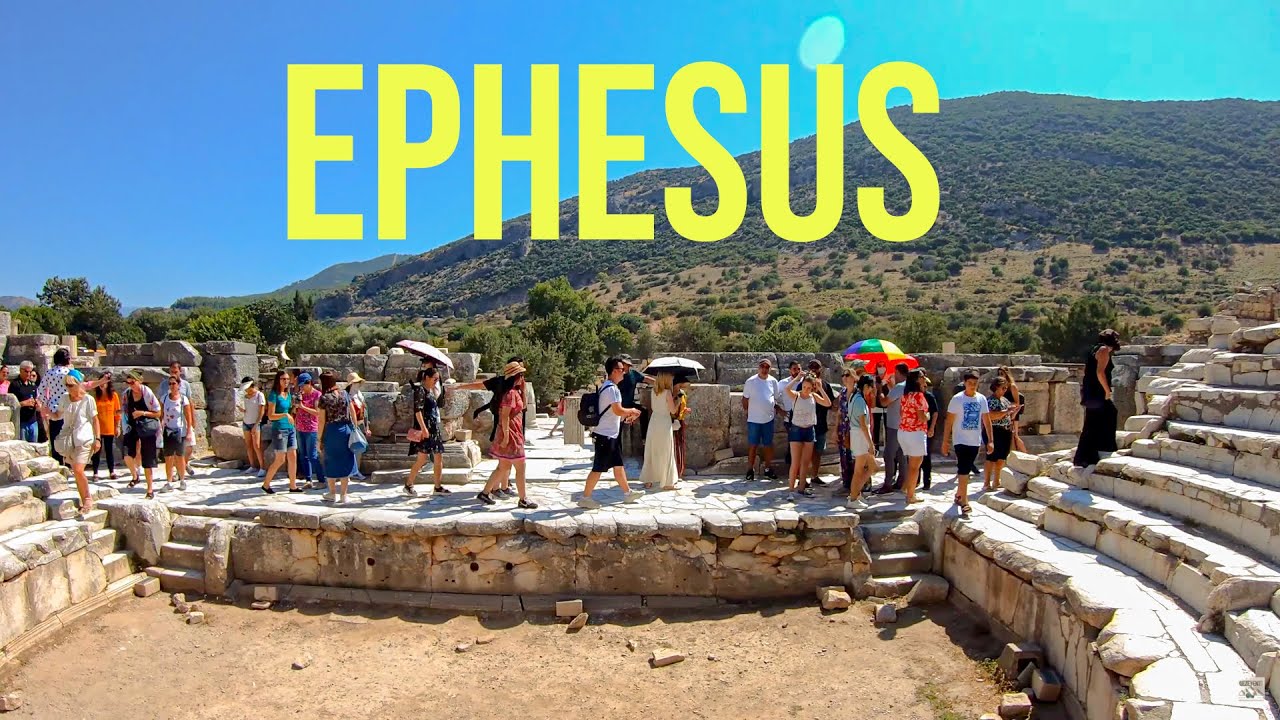 Izmir Ephesus Ancient City Walking Tour in 4k!, Turkey 2019
